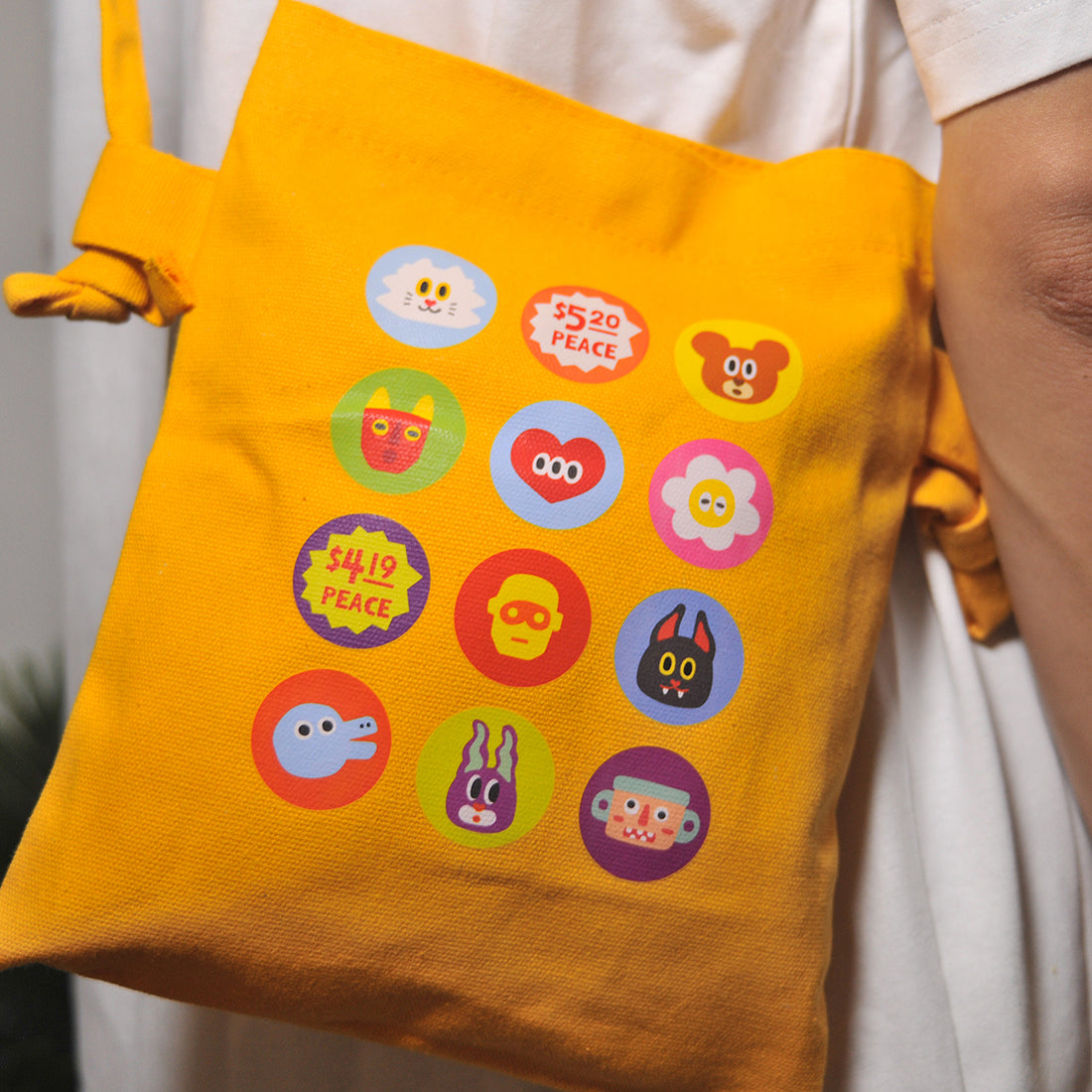Peace Mini Tote Bag – Club Babo